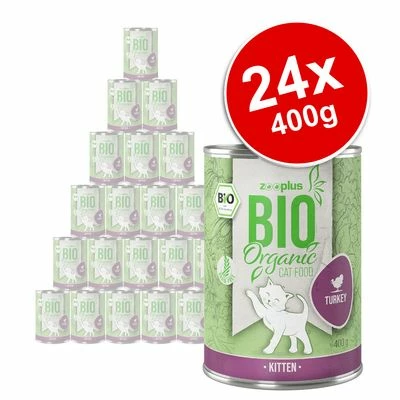The perfect gift Zooplus Bio Organic Kitten Saver Pack 24 X 400g for ...