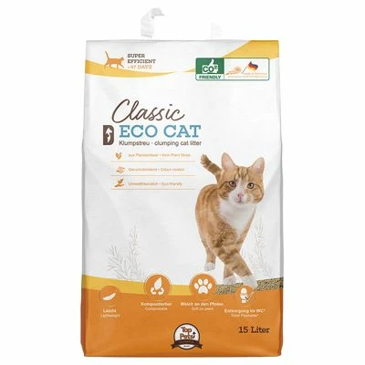 Our Classic Eco Cat Clumping Litter Made From Plant Fibers Is ...